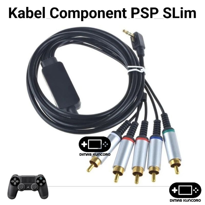 Jual Kabel Component PSP Slim componen tv av seri 2000 3000 | Shopee ...