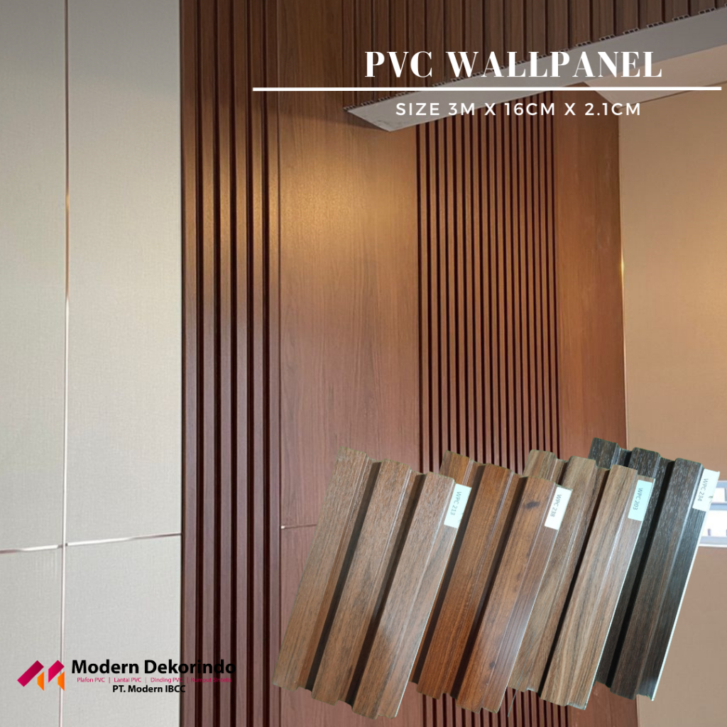 Jual Wallpanel 3m Dekorasi Dinding 3D PVC Kayu Panel Dinding | Shopee ...