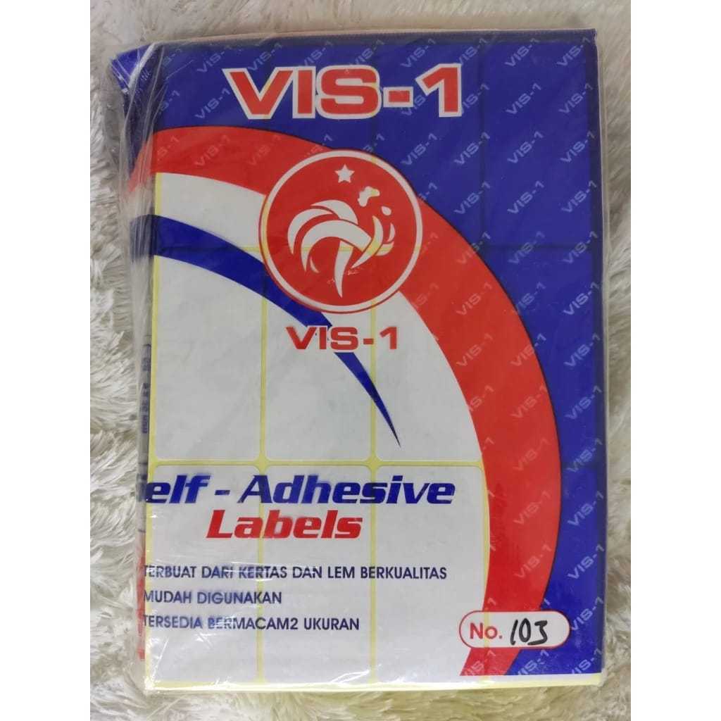 Jual Label Sticker Harga Vis 1 No 103 Isi 7 Lembar | Shopee Indonesia