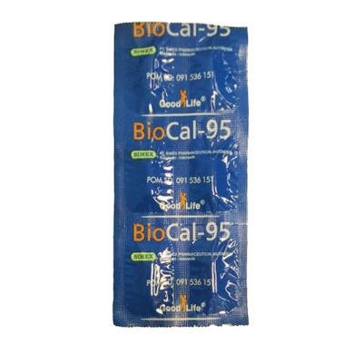 Jual Biocal 95 Strip - Isi 6 Kaplet - Vitamin Kalsium Tulang | Shopee ...