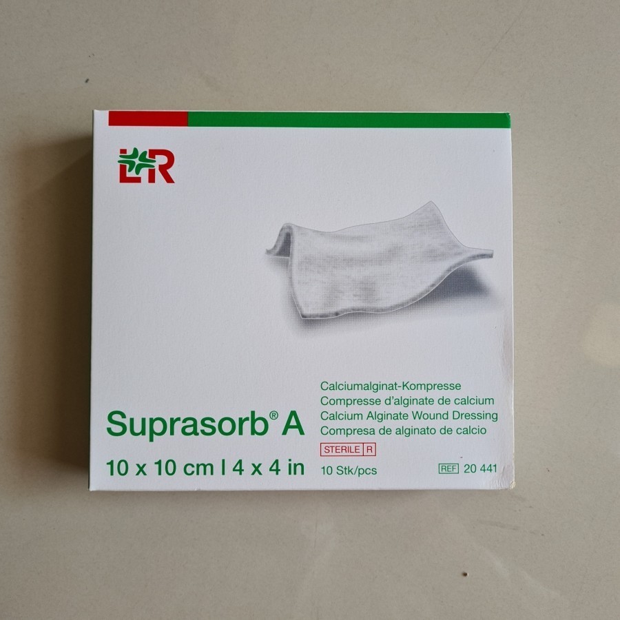 Jual Suprasorb A 10x10 Calsium Alginate / Wound Dressing Luka Diabetes ...