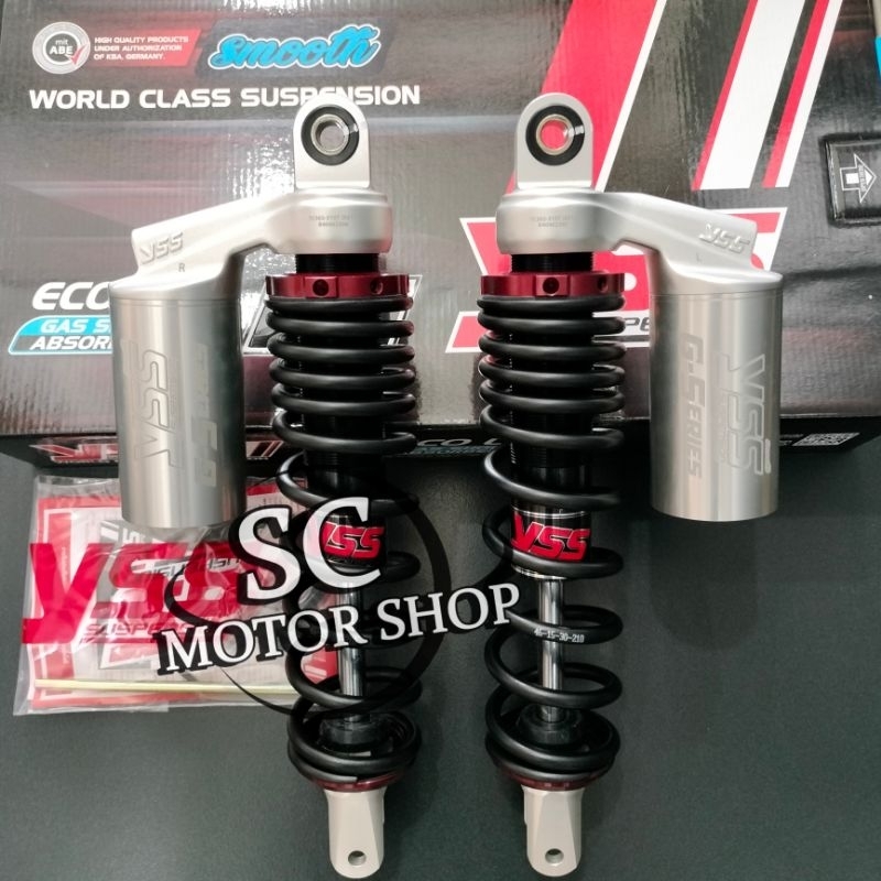 Jual Shock tabung YSS G-series smooth 310mm aerox 155 old - aerox 155 new - nmax new | Shopee ...