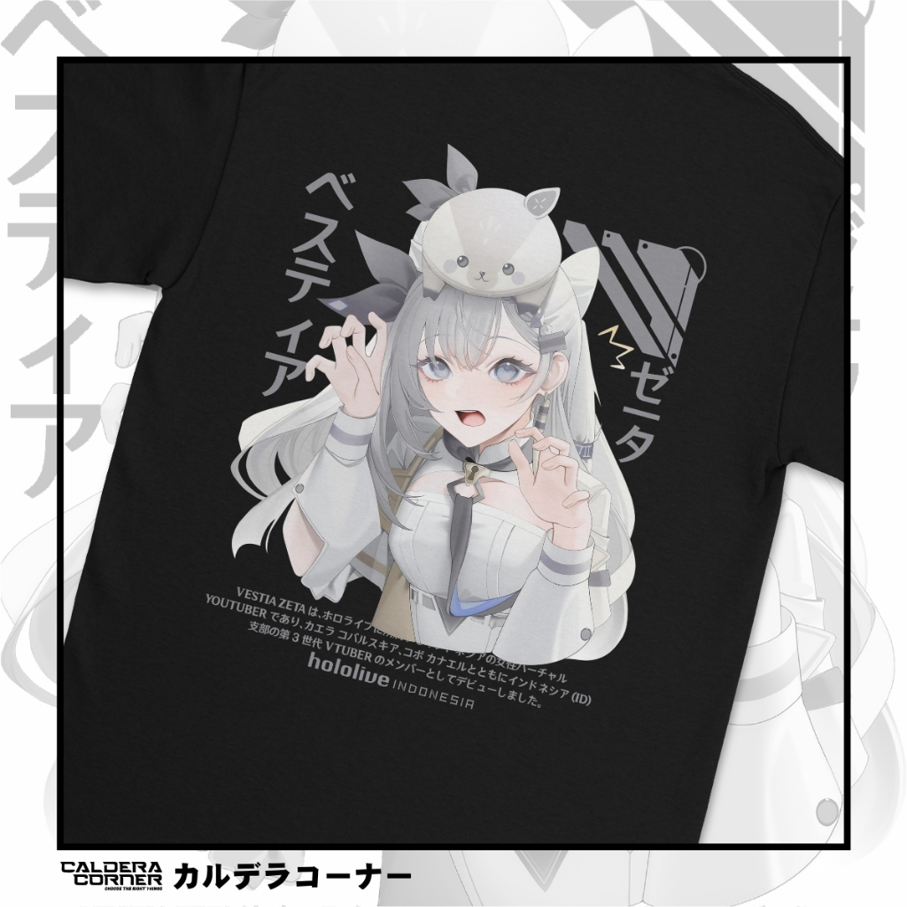 Jual Kaos Anime VTuber Vestia Zeta V2 | Shopee Indonesia Jual Kaos Anime VTuber Vestia Zeta V2 | Shopee Indonesia