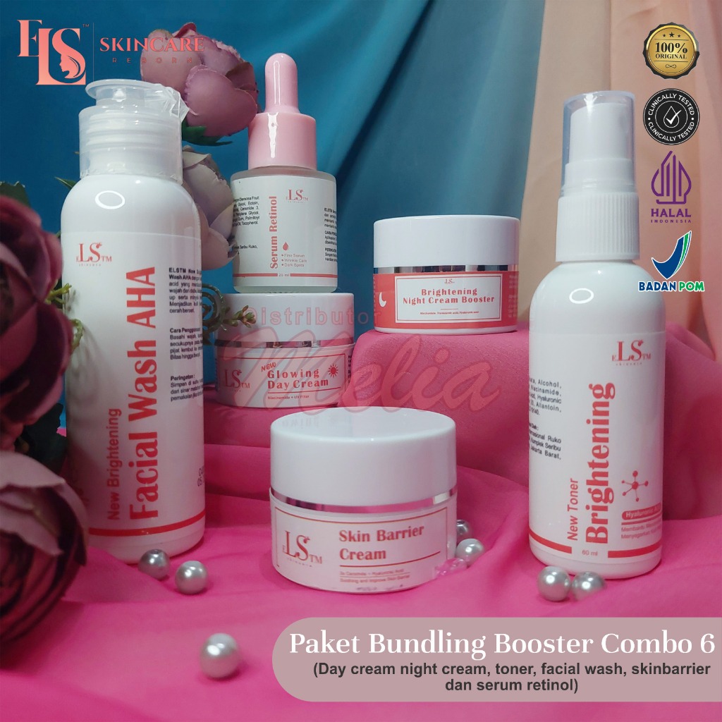 Jual LS Skincare Paket Bundling Booster combo skin barrier dan Serum ...