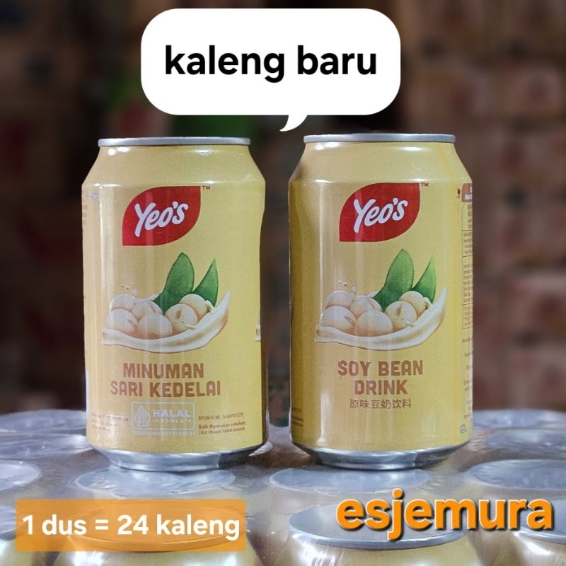 Jual Yeos Soy Bean / Soya Bean / Susu Kedelai per dus isi 24 kaleng ...