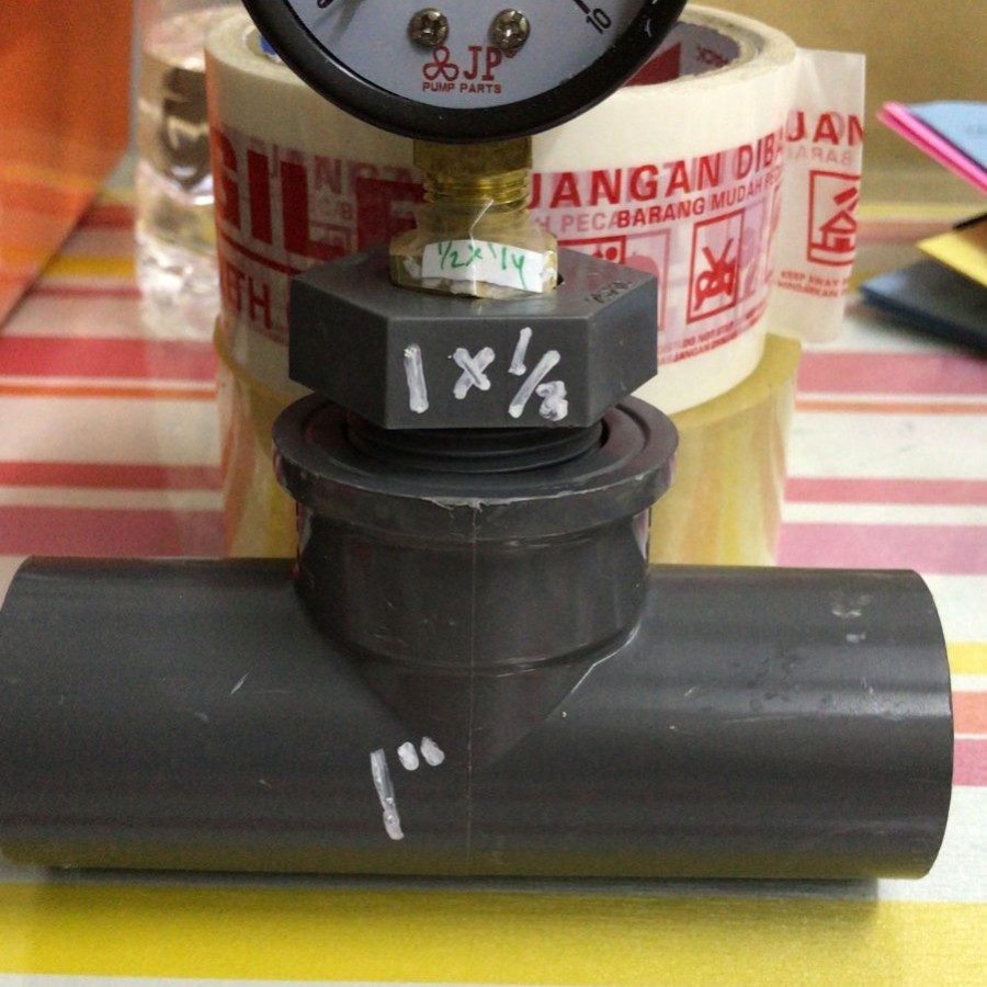 Jual 1" Test Tekanan Air - Manometer 1" Test Tekanan Pompa Air ...