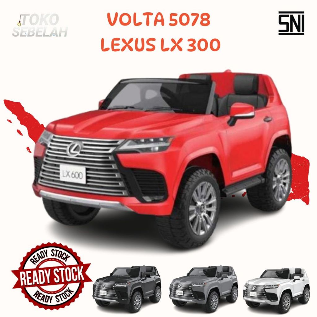 Jual Mainan Mobil Aki Volta 5078 Lexus LX 600 - Black | Shopee Indonesia