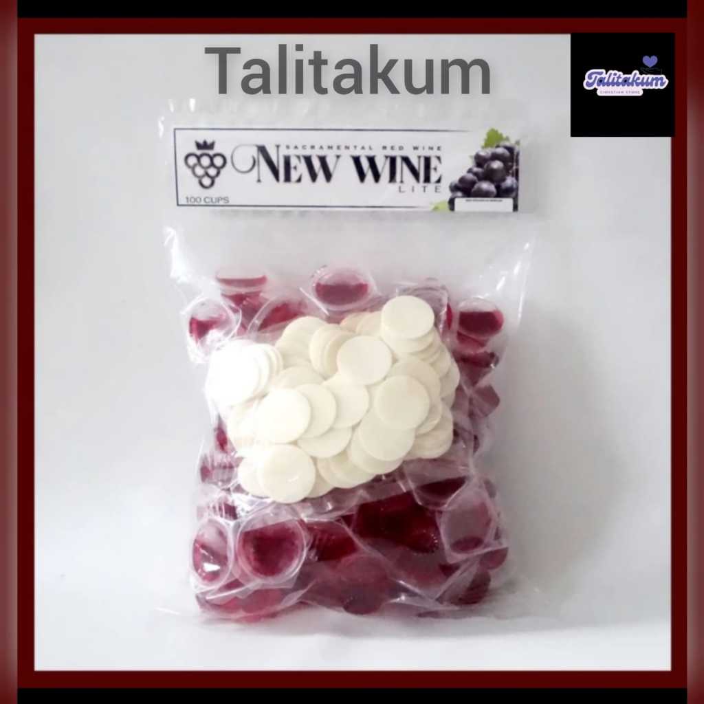 Jual Anggur Perjamuan Kudus Lite Cup +Hosti - Isi 100 (New WIne Product ...