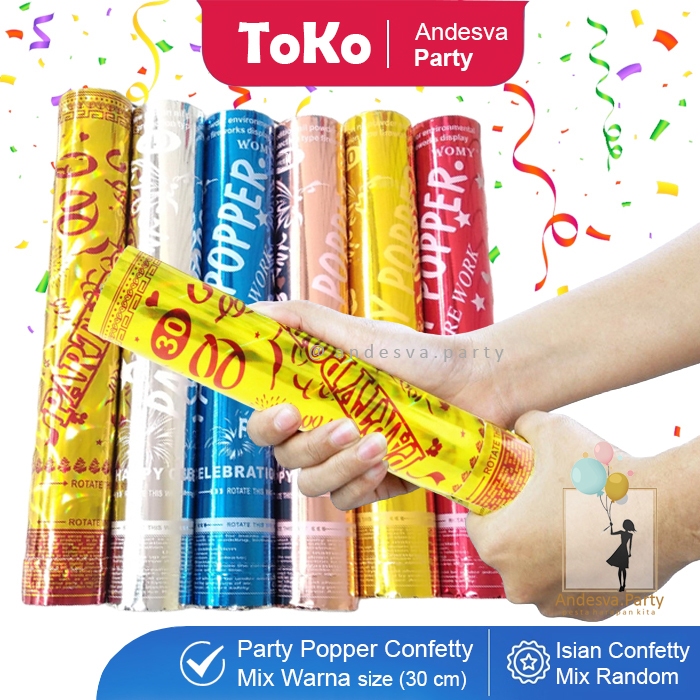 Jual Confetti Poper / Confetti Party / Poper party / Party Poper ...
