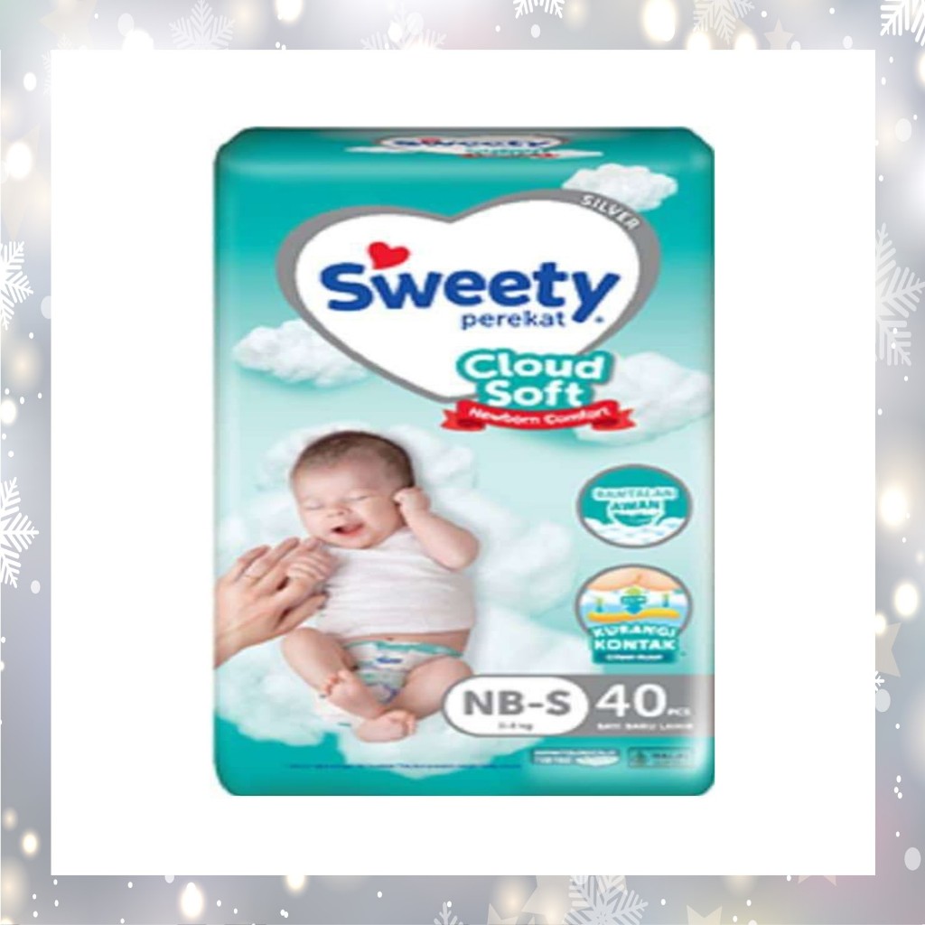 Jual Sweety Silver Comfort Tipe Popok Perekat NB - S40 | Shopee Indonesia