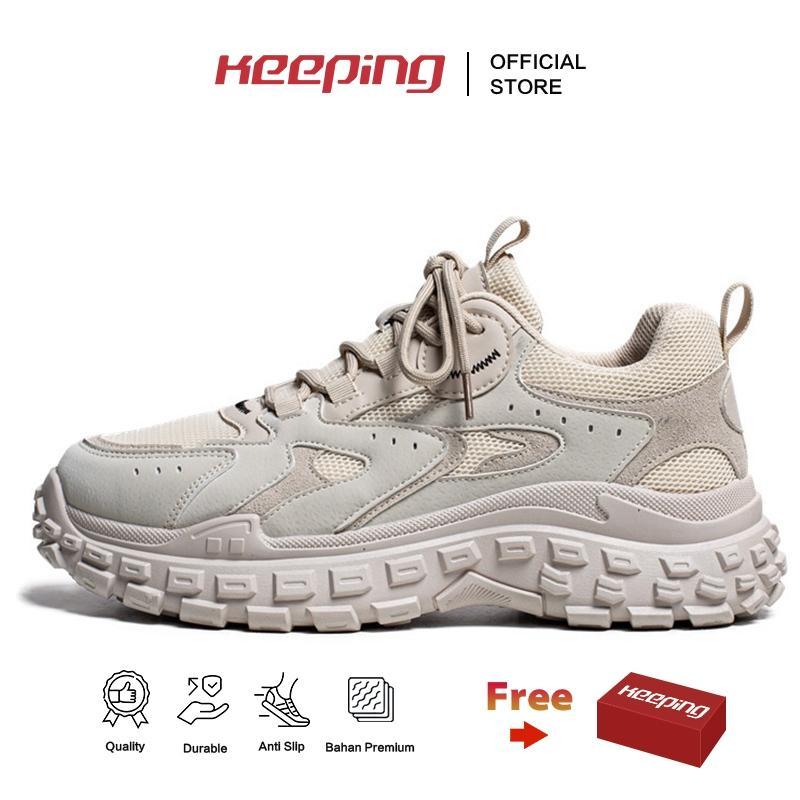 Jual Keeping Sepatu Kets Pria Sneakers Running Sport Shoes Sepatu ...