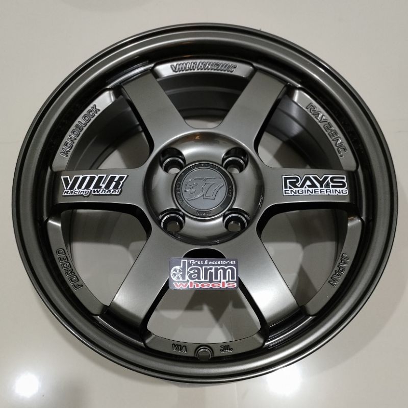 Jual 2pcs velg baru dan second Te37, weld racing, enkei tulang, enkei ...