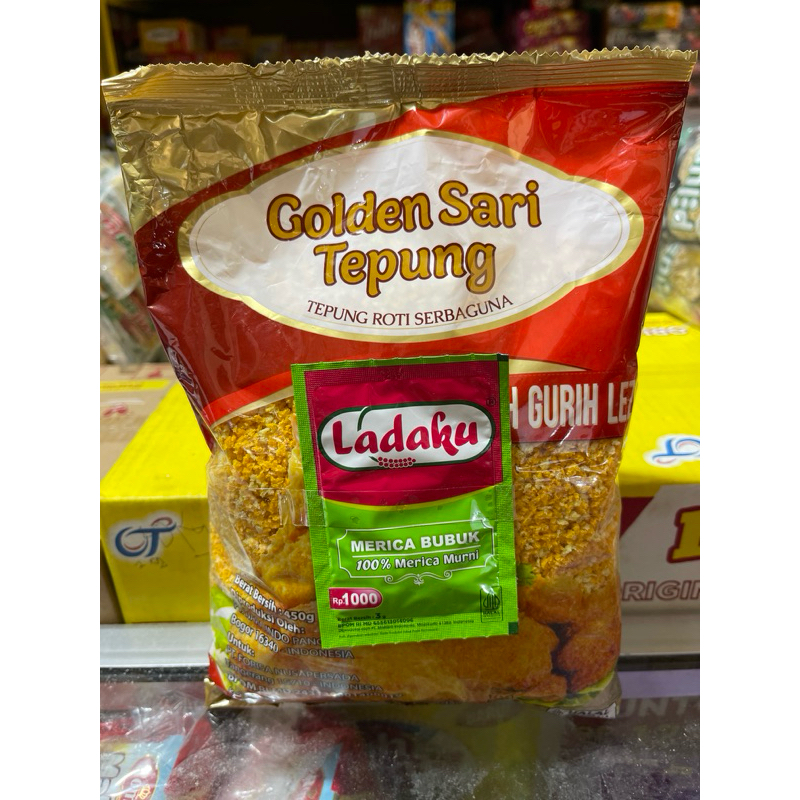 Jual GOLDEN SARI TEPUNG ROTI 450GR ( 1 PCS ) | Shopee Indonesia
