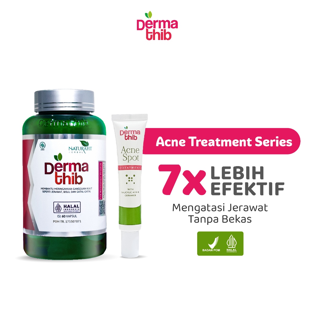 Jual Acne Treatment Series - Kapsul Dermathib Suplemen Jerawat Acne ...