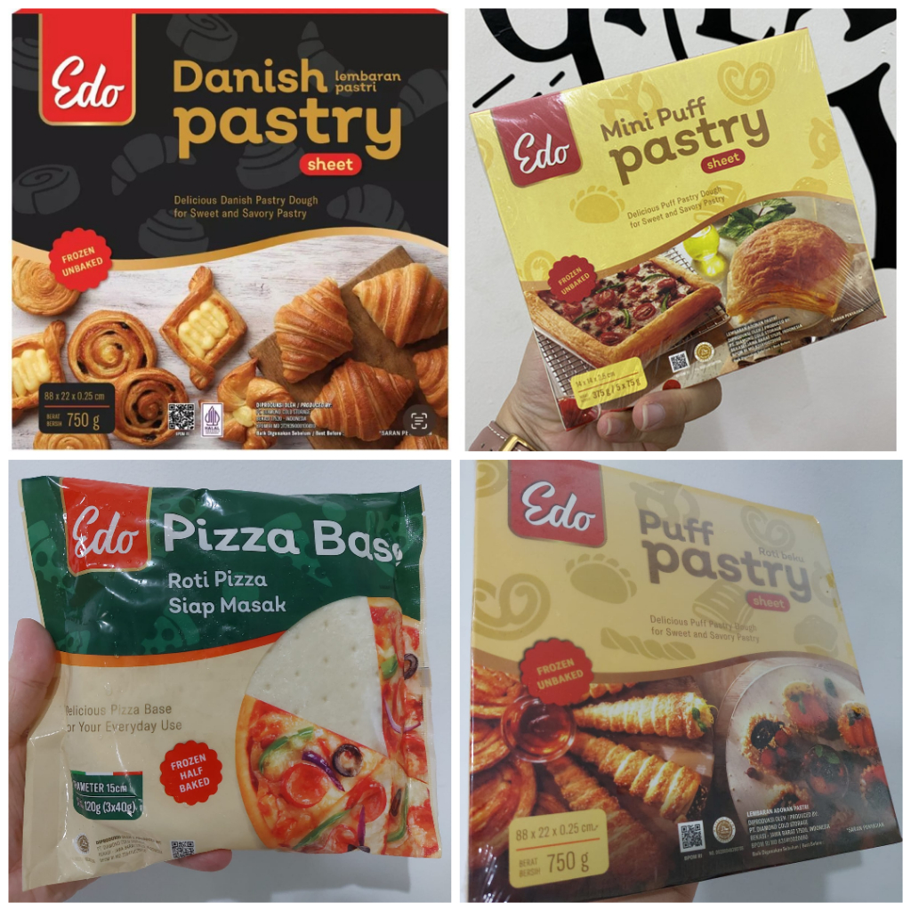 Jual pekanbaru / Edo Danish / Mini Puff Pastry / Pizza varian kemasan ...