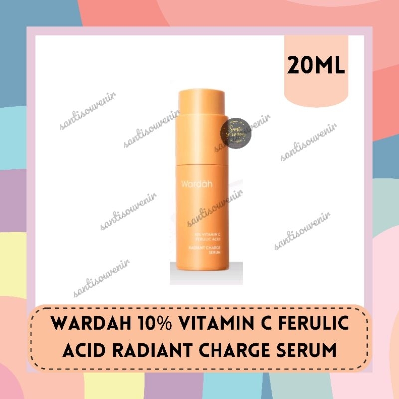 Jual Wardah 10% Vitamin C Ferulic Acid Radiant Charge Serum 20 ml (Brightening Serum, Serum ...