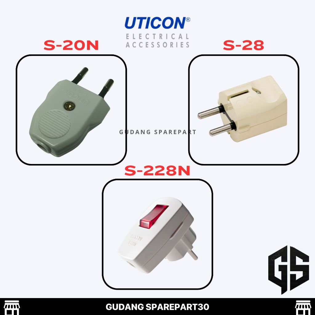 Jual Steker Arde Uticon Colokan Listrik SNI | Shopee Indonesia