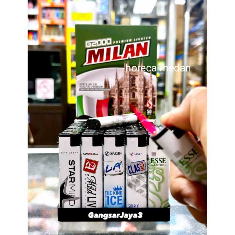Jual KOREK API BARA G2000 MILAN / KOREK GAS / MANCIS BARA LIGHTER ROKOK ...