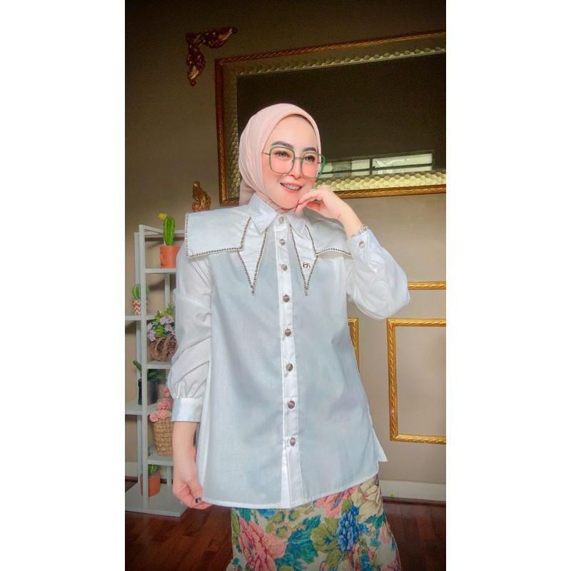 Jual Aleashopp | Sashi blouse ALS | ootd kece by aleashop | Shopee Indonesia
