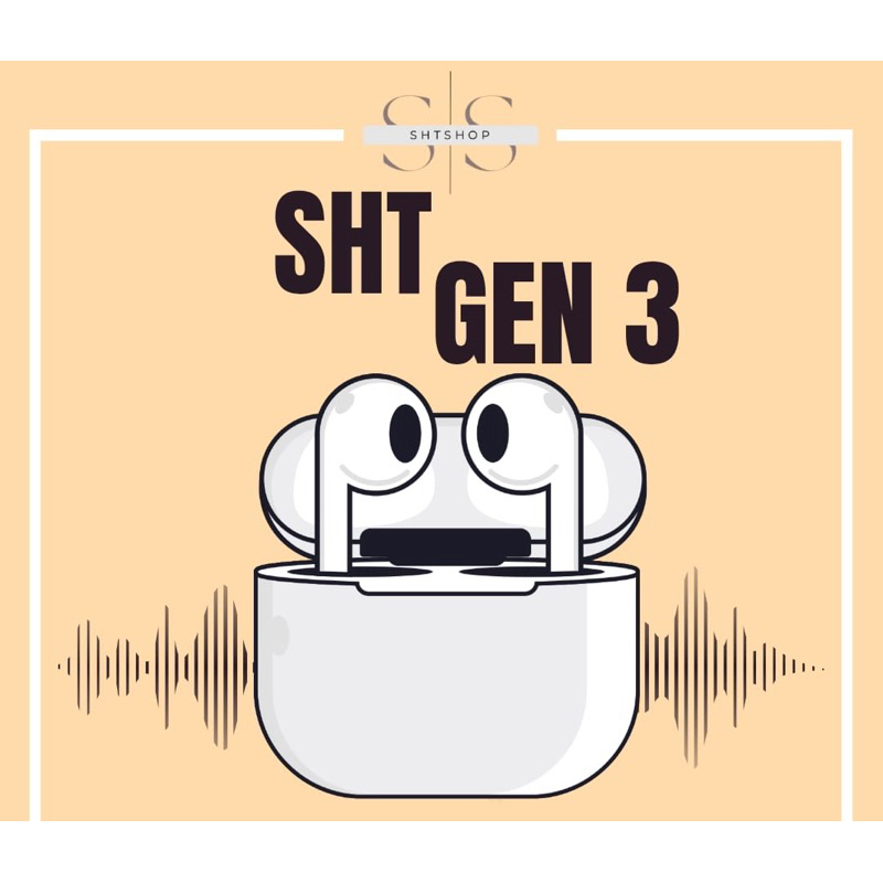 Jual Earphone Bluetooth SHT GEN 3 with Pop Up Animation | Shopee Indonesia