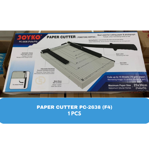 Jual Pemotong Kertas Paper Cutter PC-2638 (F4) Joyko 38,4 x 25,6 cm ...