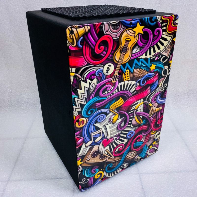 Jual Cajon Duduk kajon kahon drumbox akustik bermotif Kahon duduk ...