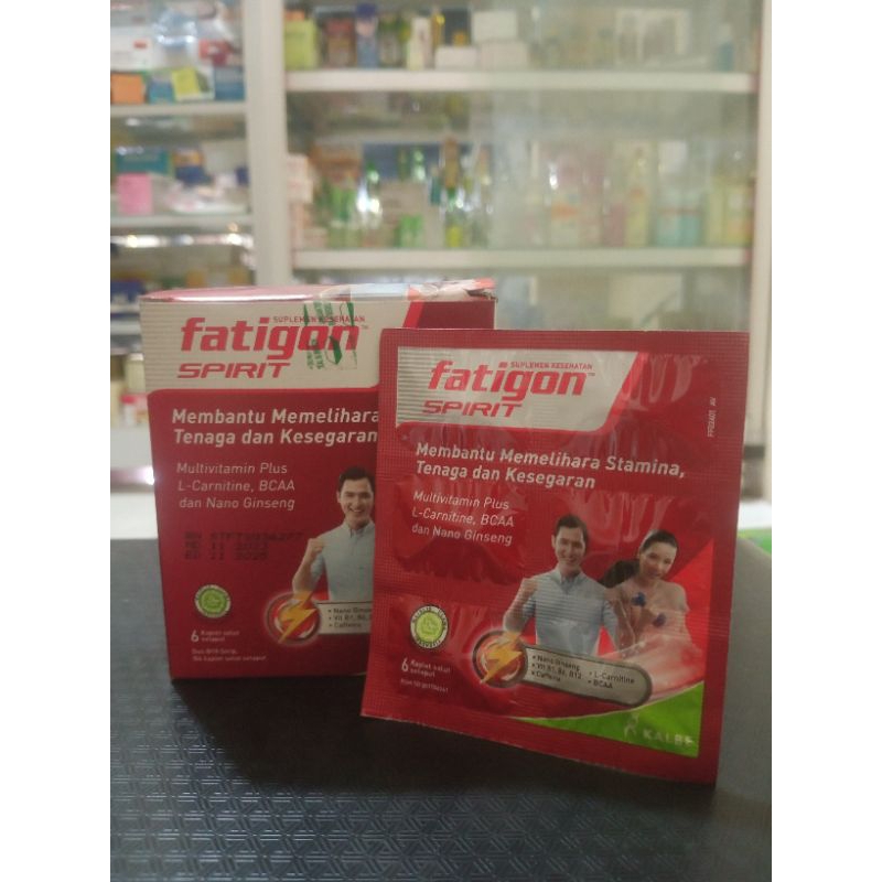 Jual Fatigon Spirit Strip isi 6 Kaplet / Multivitamin / Memelihara ...