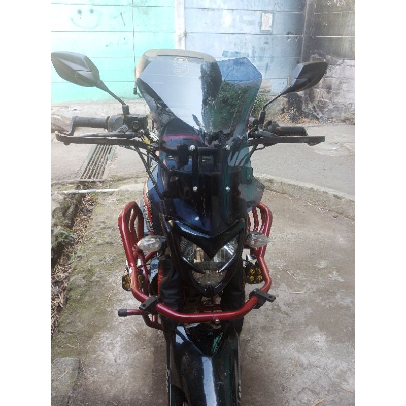 Jual visor windshield Yamaha bison model bmw | Shopee Indonesia