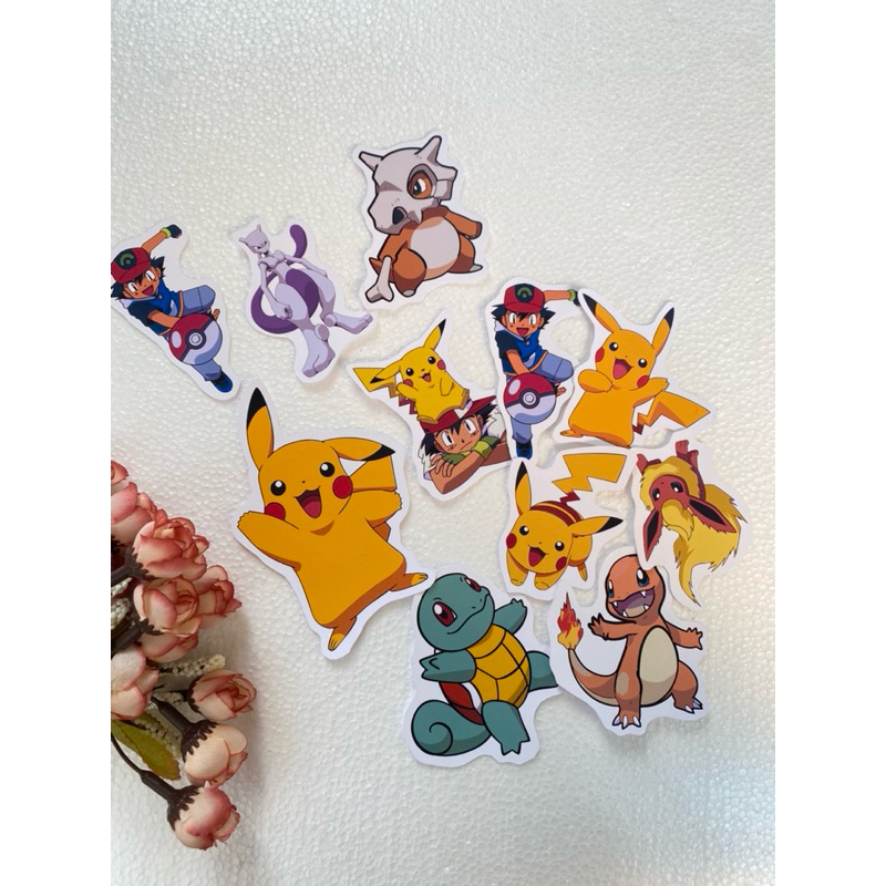 Jual TOPPER KARAKTER POKEMON//pokemon//topper//isi 8 (uk 10cm) | Shopee ...