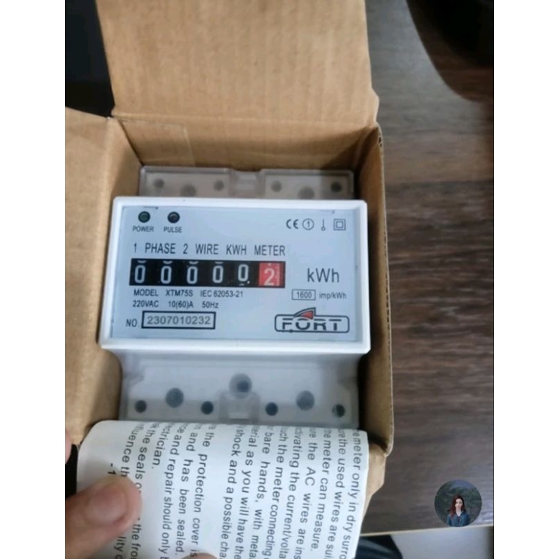 Jual kwh meter XTM75S 1phase / 1P / kwh meter 1 phase analog fort | Shopee Indonesia