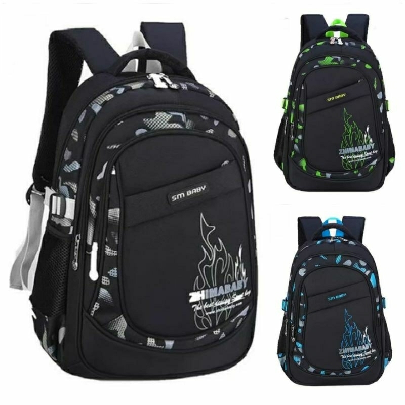 Jual AN_Tas Anak Sekolah Laki Laki Sd Smp Backpack Ransel Zhima Baby ...