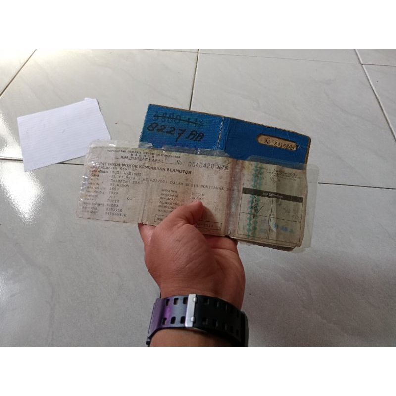 Jual SURAT MENYURAT/DOKUMEN MOBIL DAIHATSU S88, thn 1989 | Shopee Indonesia