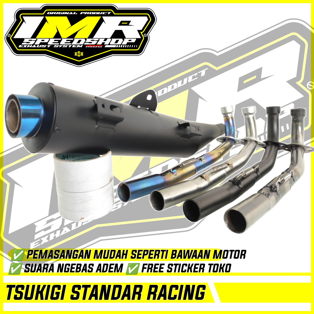 Jual KNALPOT TSUKIGI STANDAR RACING JUPITER Z Z1 MX 135 VEGA R ZR RR ...