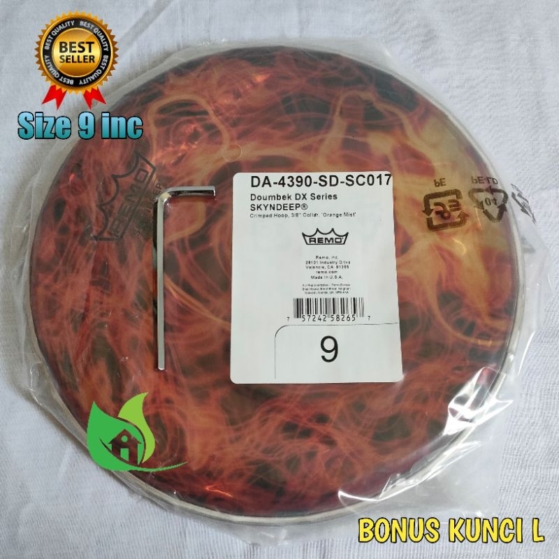 Jual Mika Darbuka Remo 9 inch merah api original Made in USA | Shopee ...