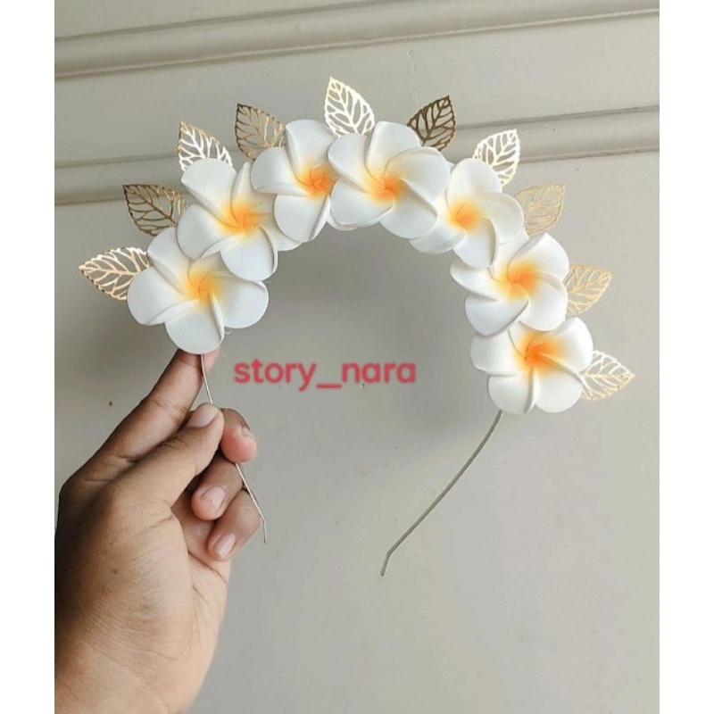 Jual BANDO BALI BUNGA JEPUN KAMBOJA BANDANA TARI KARNAVAL BUNGA CANTIK ...