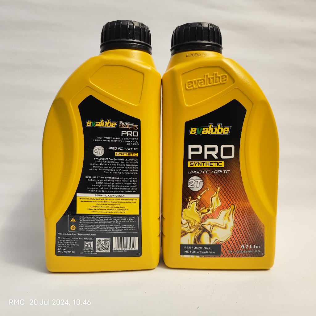 Jual OLI EVALUBE 2 TAK PRO 0.7 LITER ORIGINAL | Shopee Indonesia