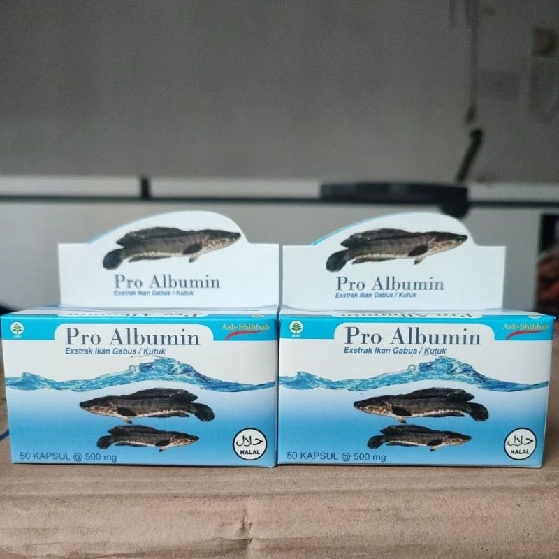 Jual PRO ALBUMIN EKSTRAK IKAN GABUS 50 KAPSUL | Shopee Indonesia