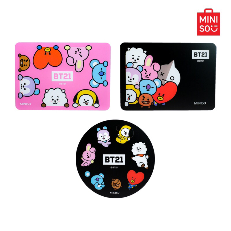Jual MINISO x BT21 x Lotso x We Bare bears Mousepad / Alas Mouse bt12 ...