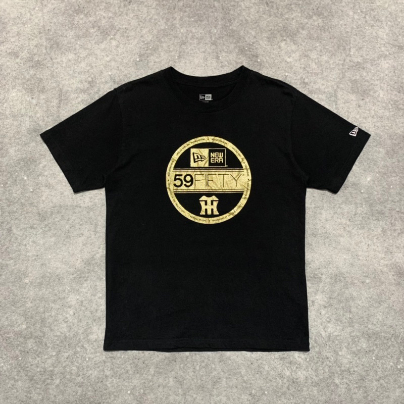 Jual NEW ERA authentic logo 59fifty short sleeve tshirt (used) | Shopee ...