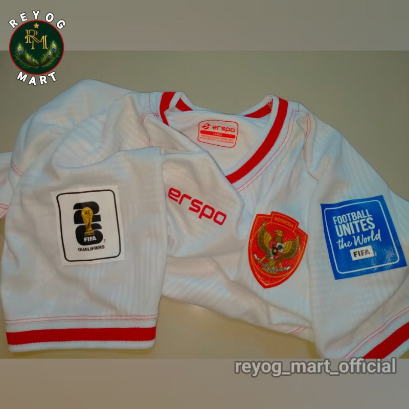 Jual JERSEY TIMNAS INDONESIA AWAY 2024 PUTIH | Shopee Indonesia