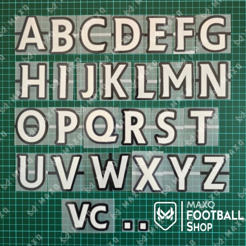 Jual FONT CUSTOME HURUF PREMIER LIGA INGGRIS 2007 - 2013 VELVET PLAYER ...