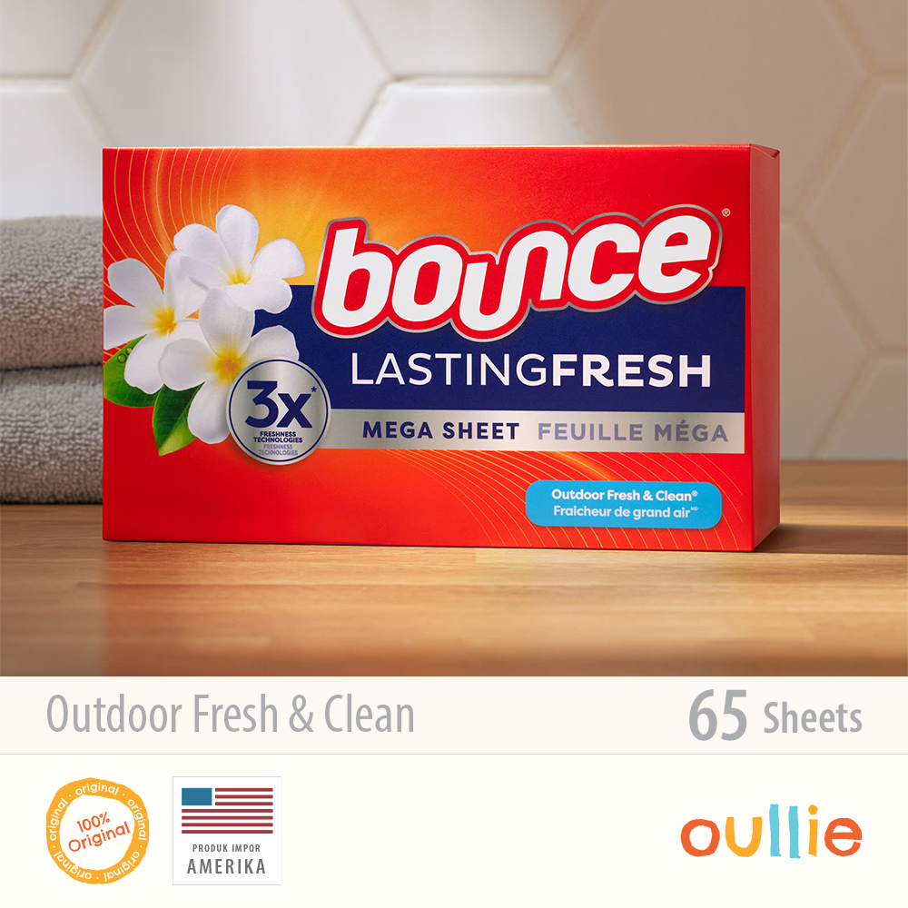 Jual Bounce Lasting Fresh Mega Sheets - Outdoor Fresh & Clean | Shopee ...
