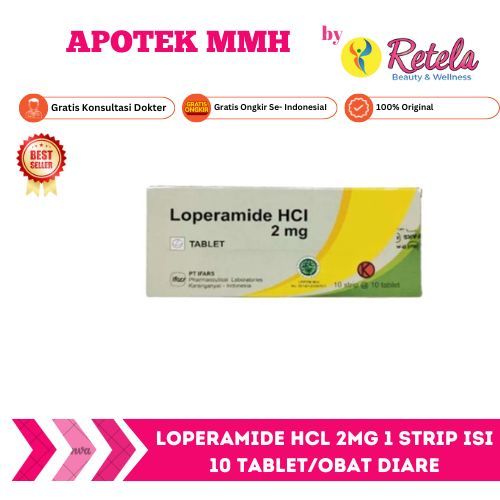Jual Loperamide HCL 2Mg 1 Strip isi 10 Tablet/Obat Diare | Shopee Indonesia