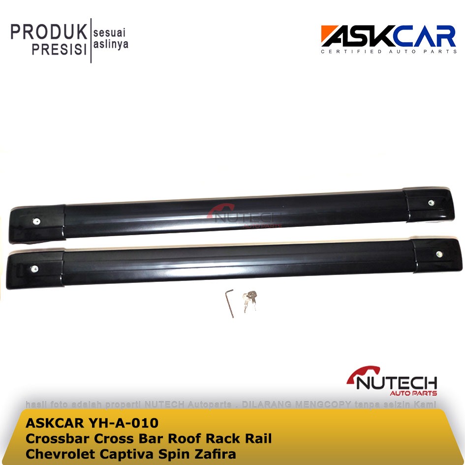 Jual Crossbar Cross Bar Roof Rack Rail Chevrolet Captiva Spin Zafira ...