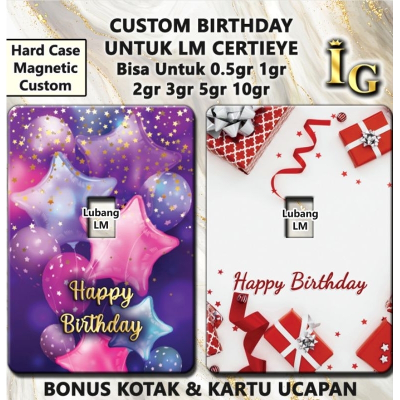 Jual iG Custom Happy Birthday Untuk LM Logam Mulia Emas 0.5gr 1gr 2gr ...