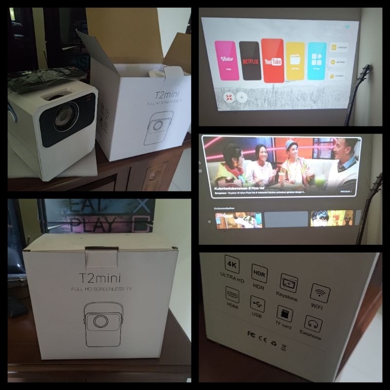 Jual T2 Mini proyektor Android | Shopee Indonesia