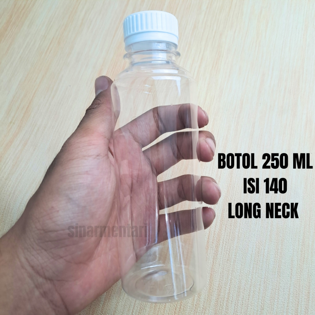 Jual [isi 140] Botol Almond 250 ml / Botol plastik 250 ml / Botol ...
