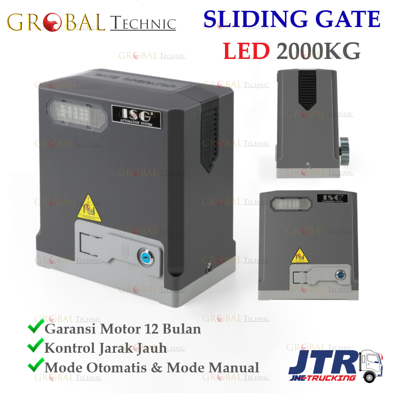 Jual Automatic Sliding Gate ISG Wifi LED 2000KG AC Motor Magnetic ...