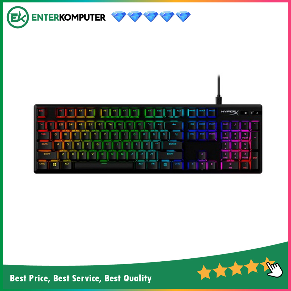 Jual HyperX Alloy Origins PBT Mechanical Gaming Keyboard - HyperX Blue ...