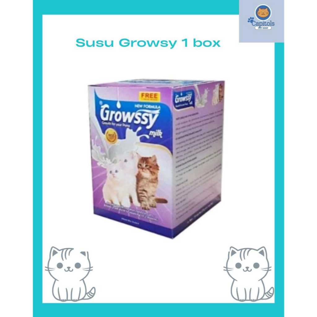 Jual Susu Growsy 1 box susu anak kucing | Shopee Indonesia